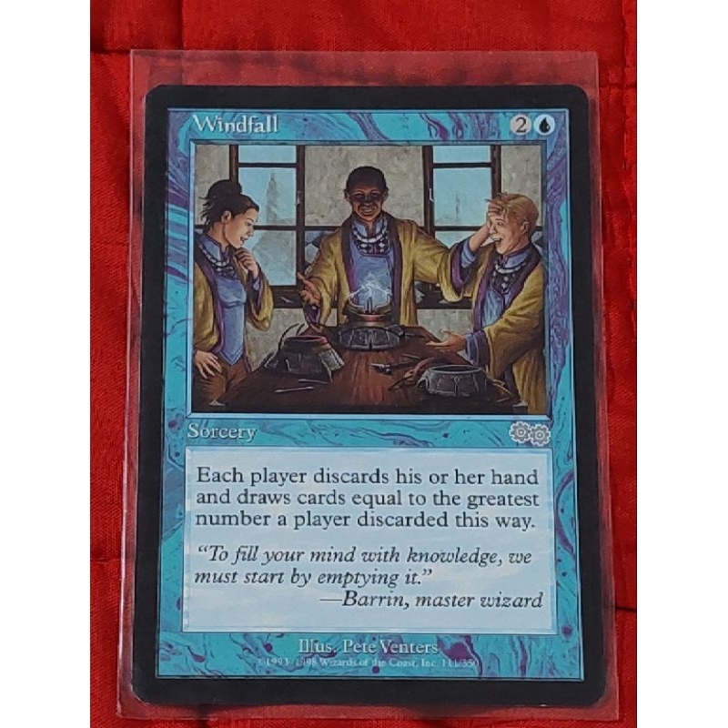 MAGIC THE GATHERING - WINDFALL ( UZ ) | Shopee Philippines