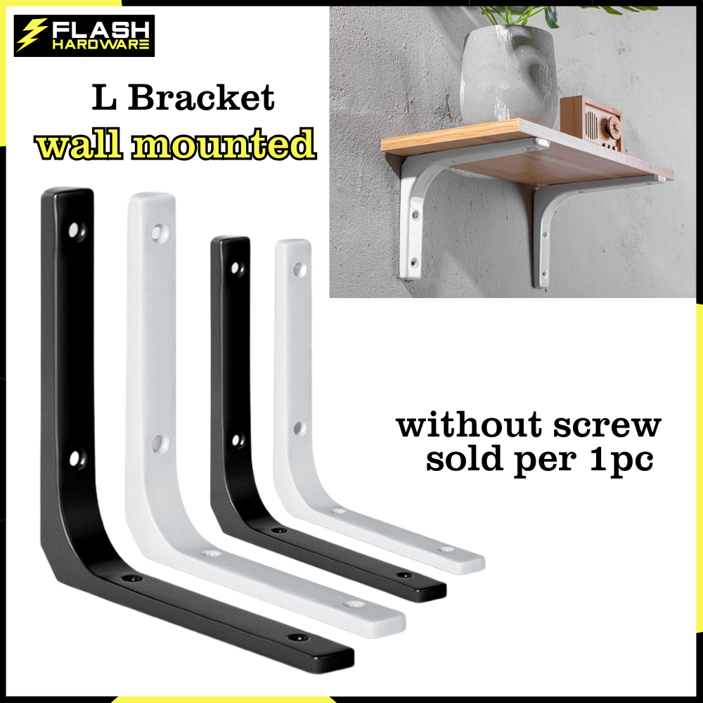 Triangle Angle Bracket L-Shape Wall Hanging Wall Mounted 1pc | Shopee ...