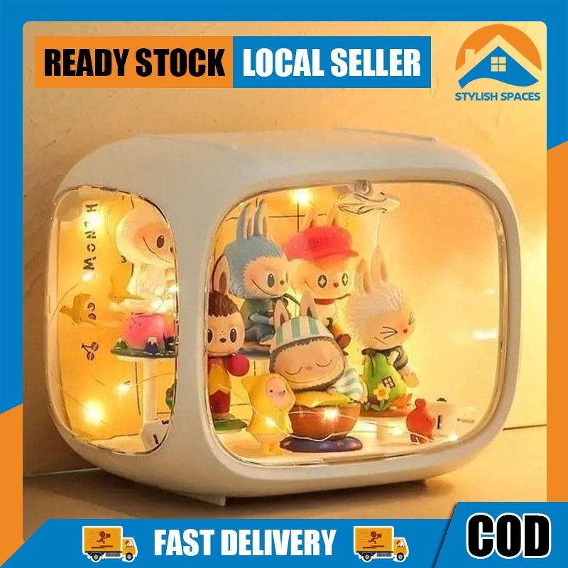 Bubble Mart Blind Box Display Box Storage Dustproof Decoration Handmade ...