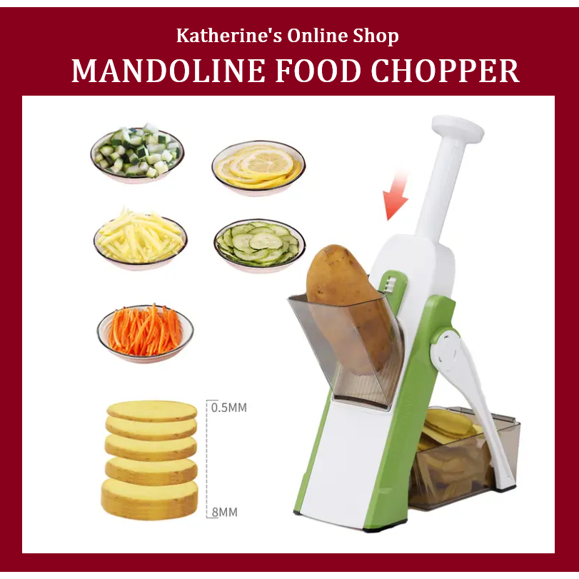Multi-functional Safe Slice Mandoline | Adjustable Food Chopper Food ...