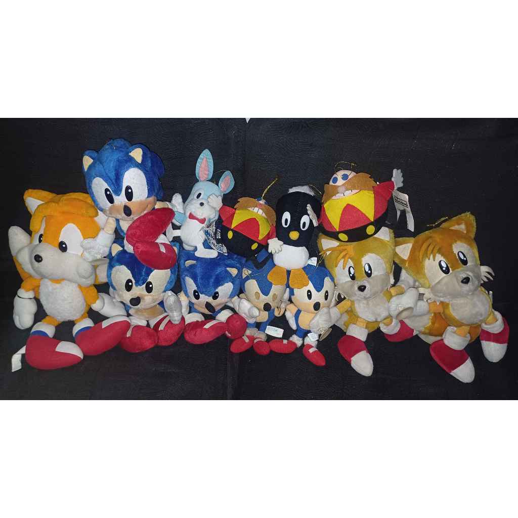 Sonic The Hedgehog Collection PART 1 Stuffed Toys Plush JAPAN SEGA ...