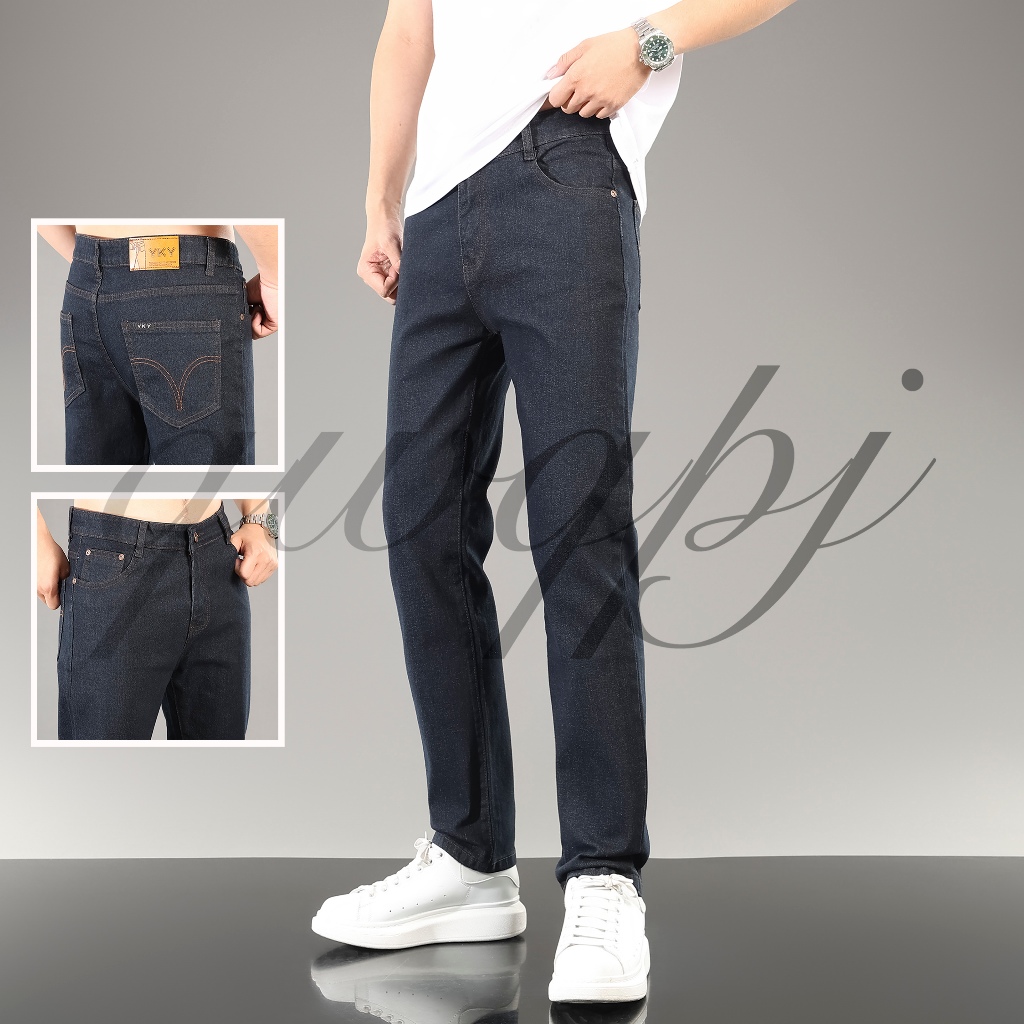 Maong Pants Stretchable Straight Cut Jeans for Men | Shopee Philippines