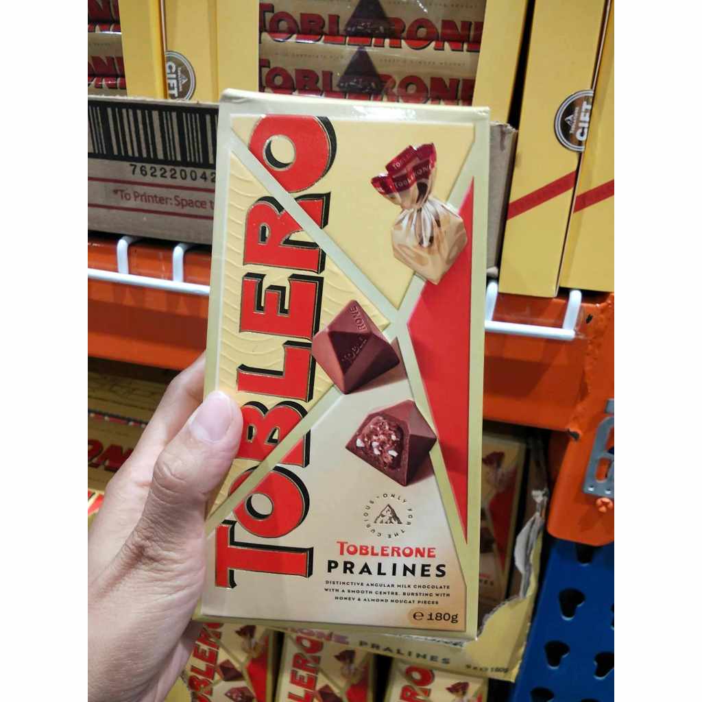 Toblerone Pralines Milk Chocolate 180g | Shopee Philippines