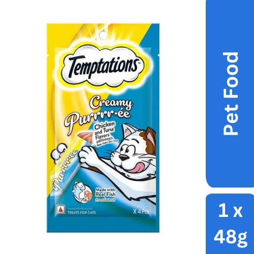 Temptations Creamy Chicken and Tuna 48g | Shopee Philippines