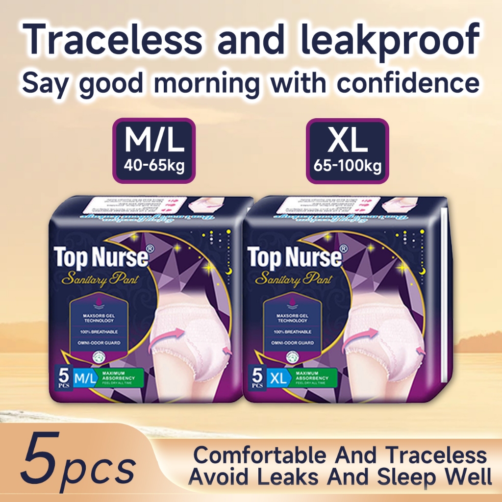 Top-nurse Disposable Menstrual Pants Sanitary Napkin Woman's Adult ...