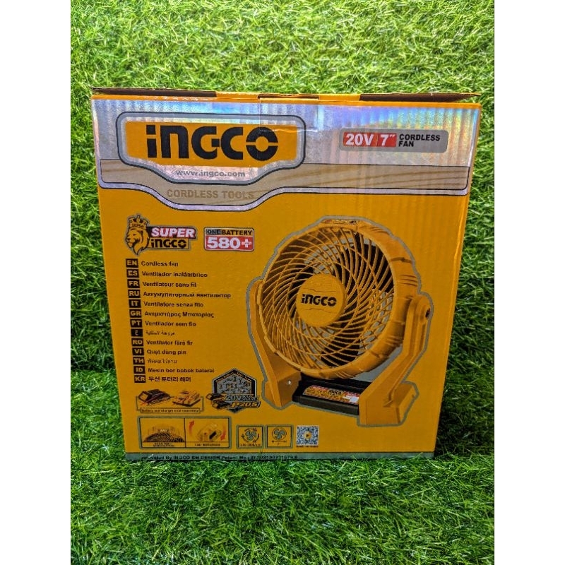 Ingco Cordless Fan 20v|7" | Shopee Philippines
