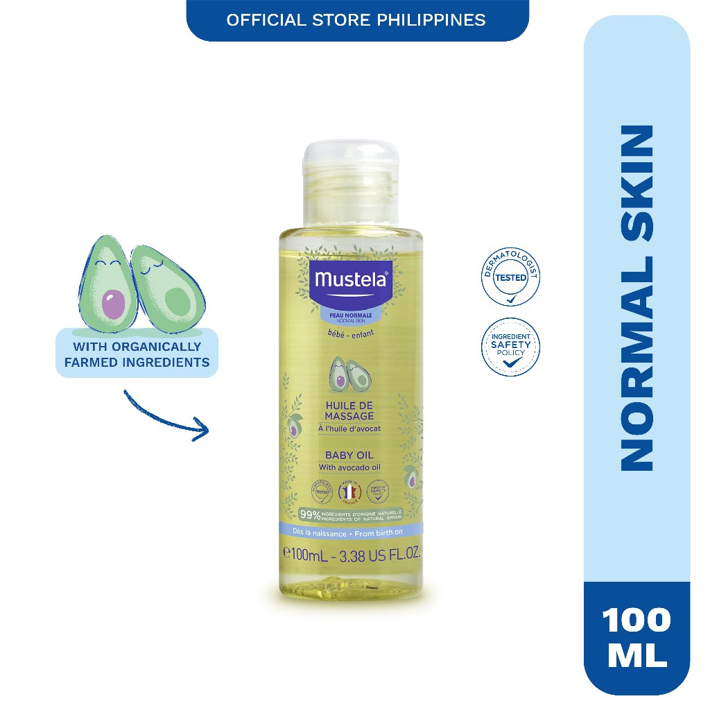 Mustela Baby Oil 100ml- Naturalness V3 | Shopee Philippines