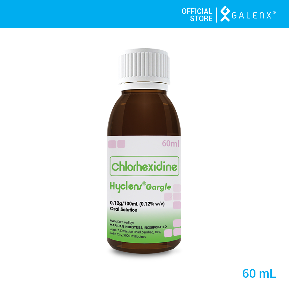 Hyclens Gargle 0.12% Chlorhexidine digluconate 60 mL and 120 mL ...