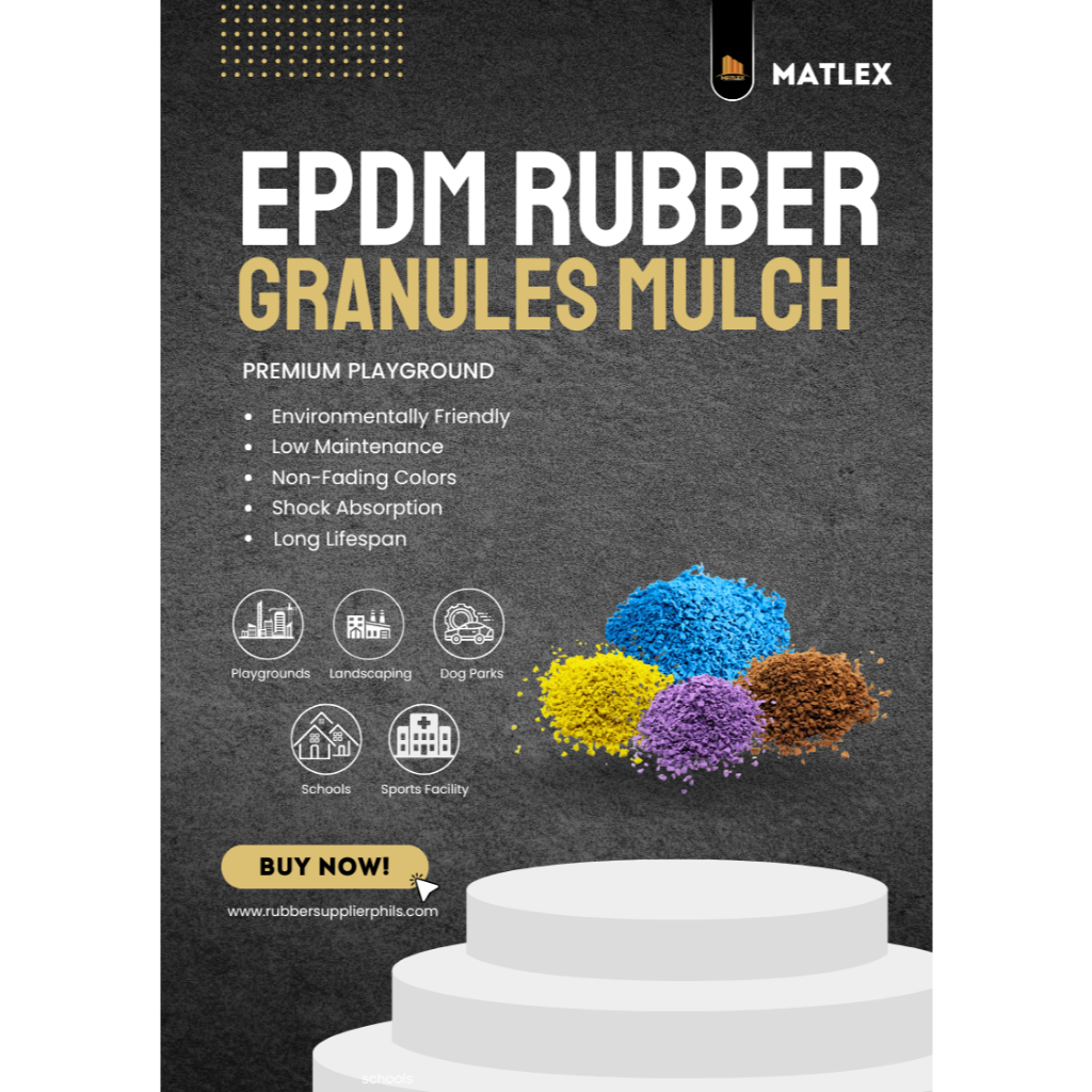 MATLEX EPDM RUBBER GRANULES MULCH FOR GYM AND PLAYGROUND | Shopee ...
