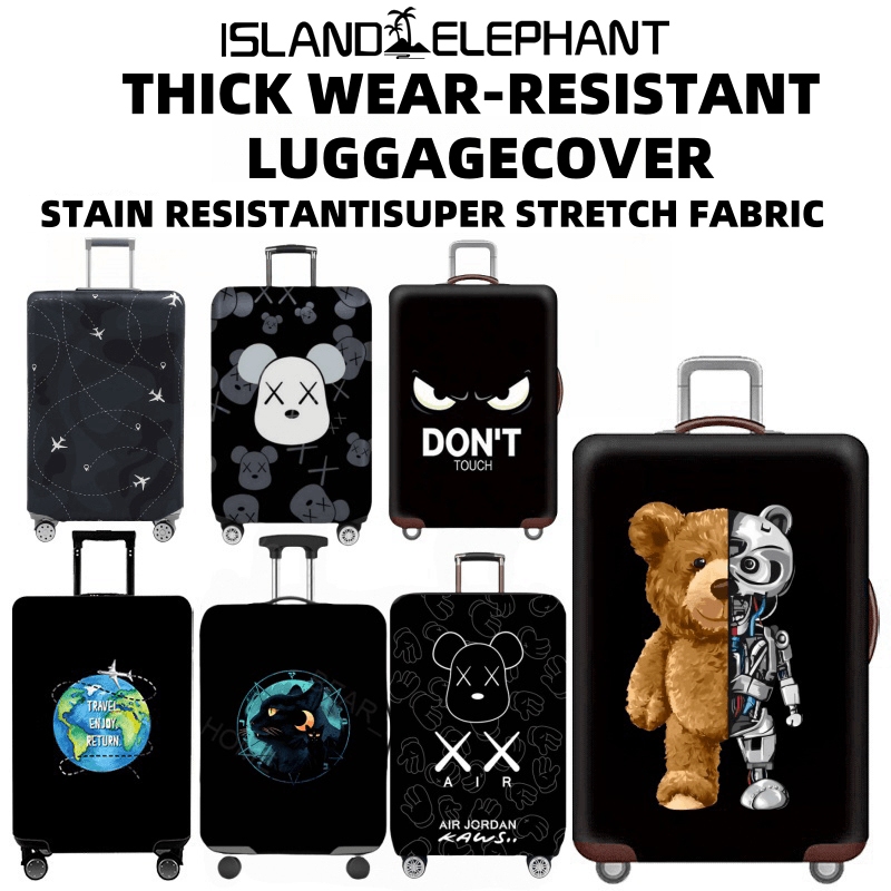 ISLAND ELEPHANT Luggage Cover Protector Elastic Dust And Scratch Proof ...