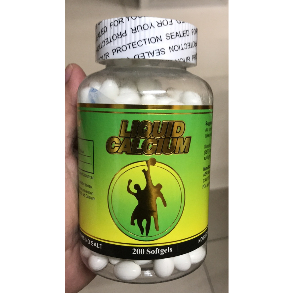 Liquid Calcium (200 softgel) | Shopee Philippines