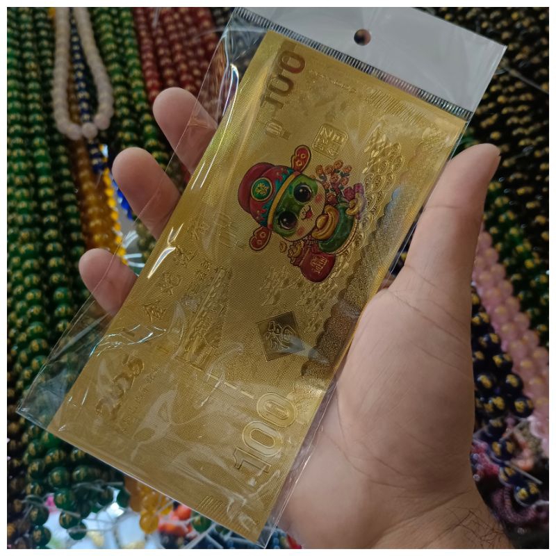 2025 Snake Money Dollar lucky charm foils gold high quality.. | Shopee ...