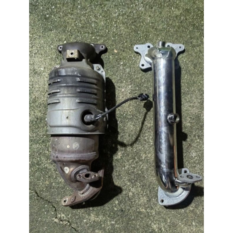 R18 HEADERS MUFFLER DOWN PIPE (CATALYTIC DELETE) HONDA CIVIC 1.8 Engine ...