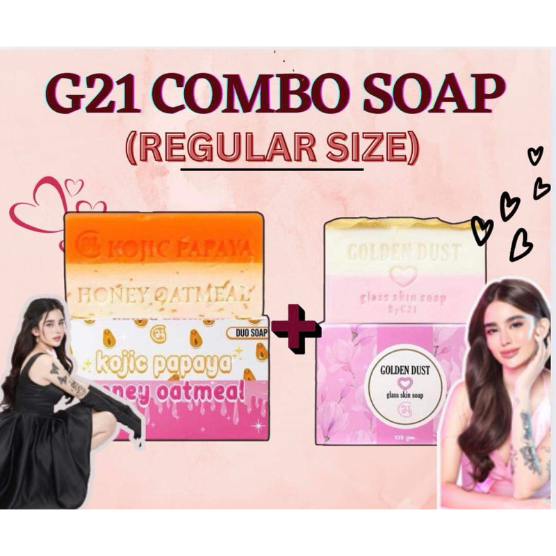 G21 Combo Soap (Duo Soap + Golden Dust) | Shopee Philippines