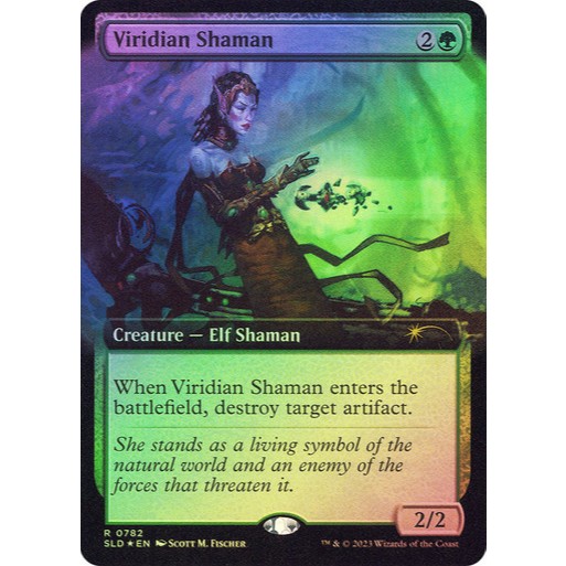 Magic the Gathering | Viridian Shaman (Secret Lair Drops) (Foil ...