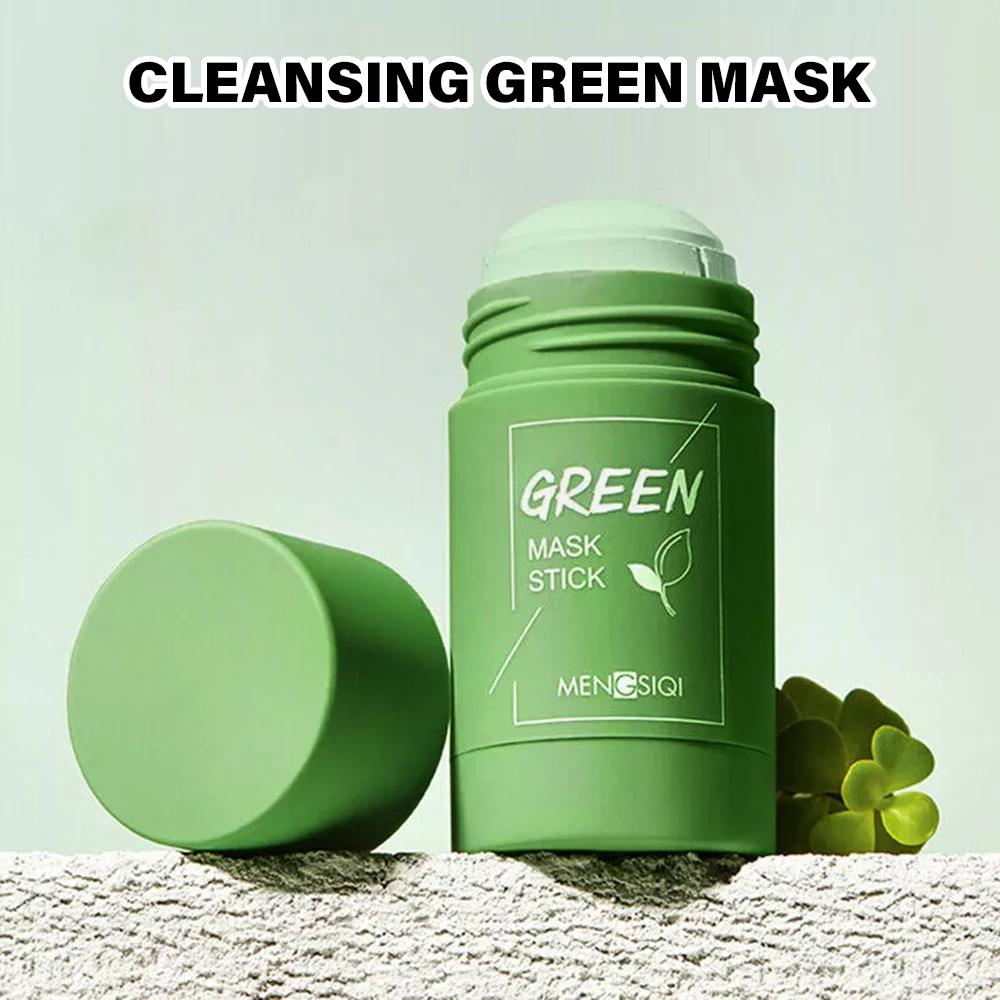 Green Mask Stick Green Tea Mask Original Facial Cleansing Face Mask ...