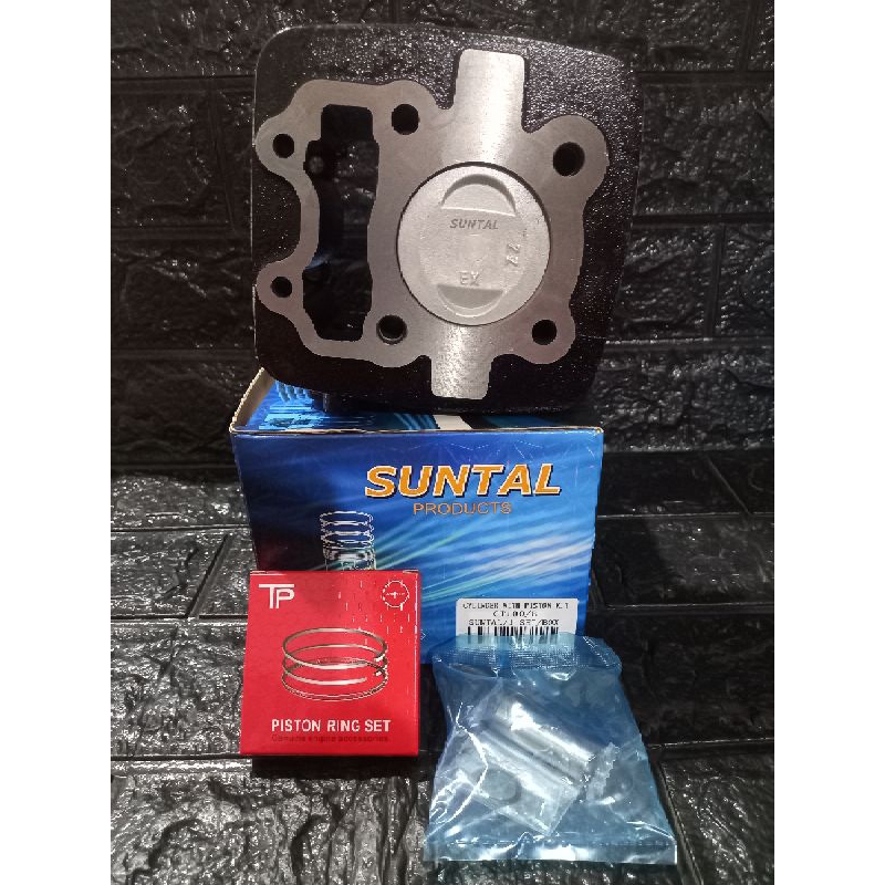 CT100 BAJA CYLINDER BLOCK WITH PISTON KIT SET SUNTAL | Shopee Philippines