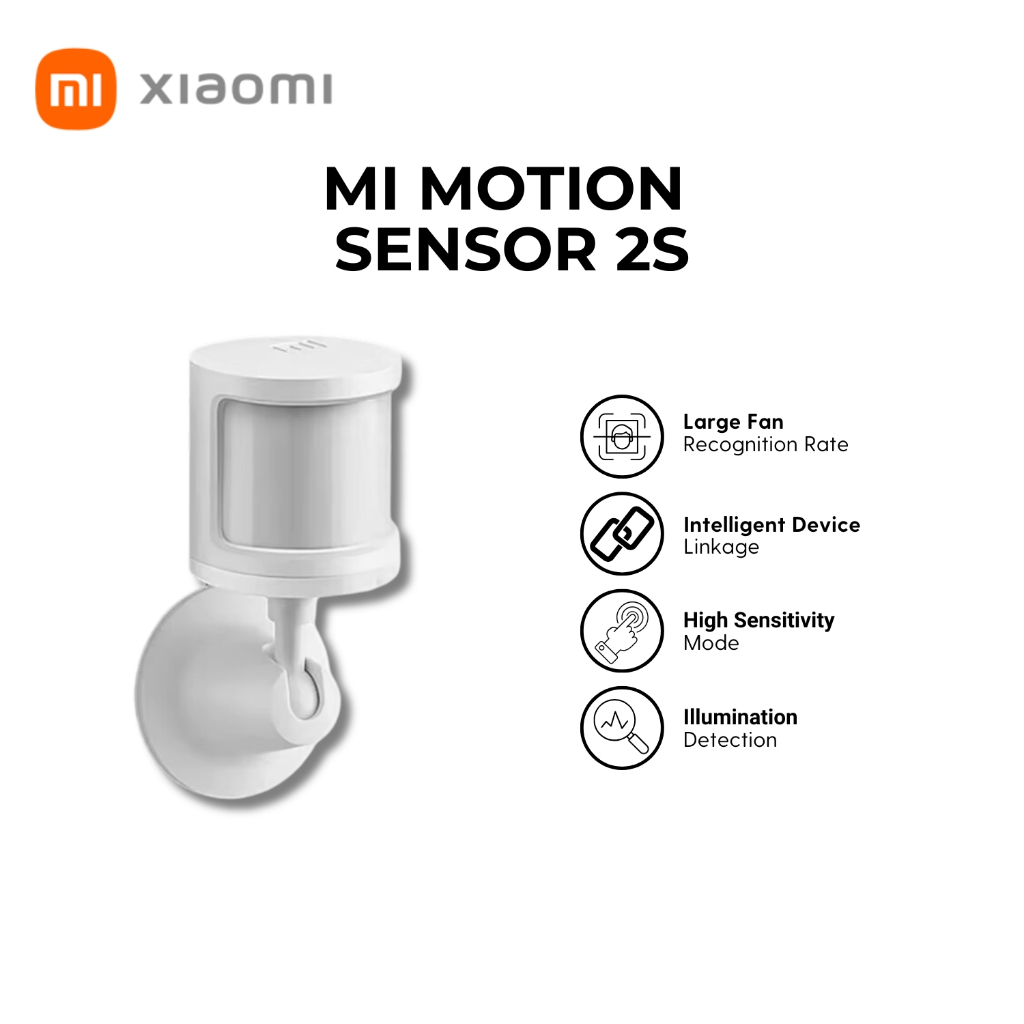 MI MOTION SENSOR 2S | High sensitivity | Illuminance detection | Shopee ...