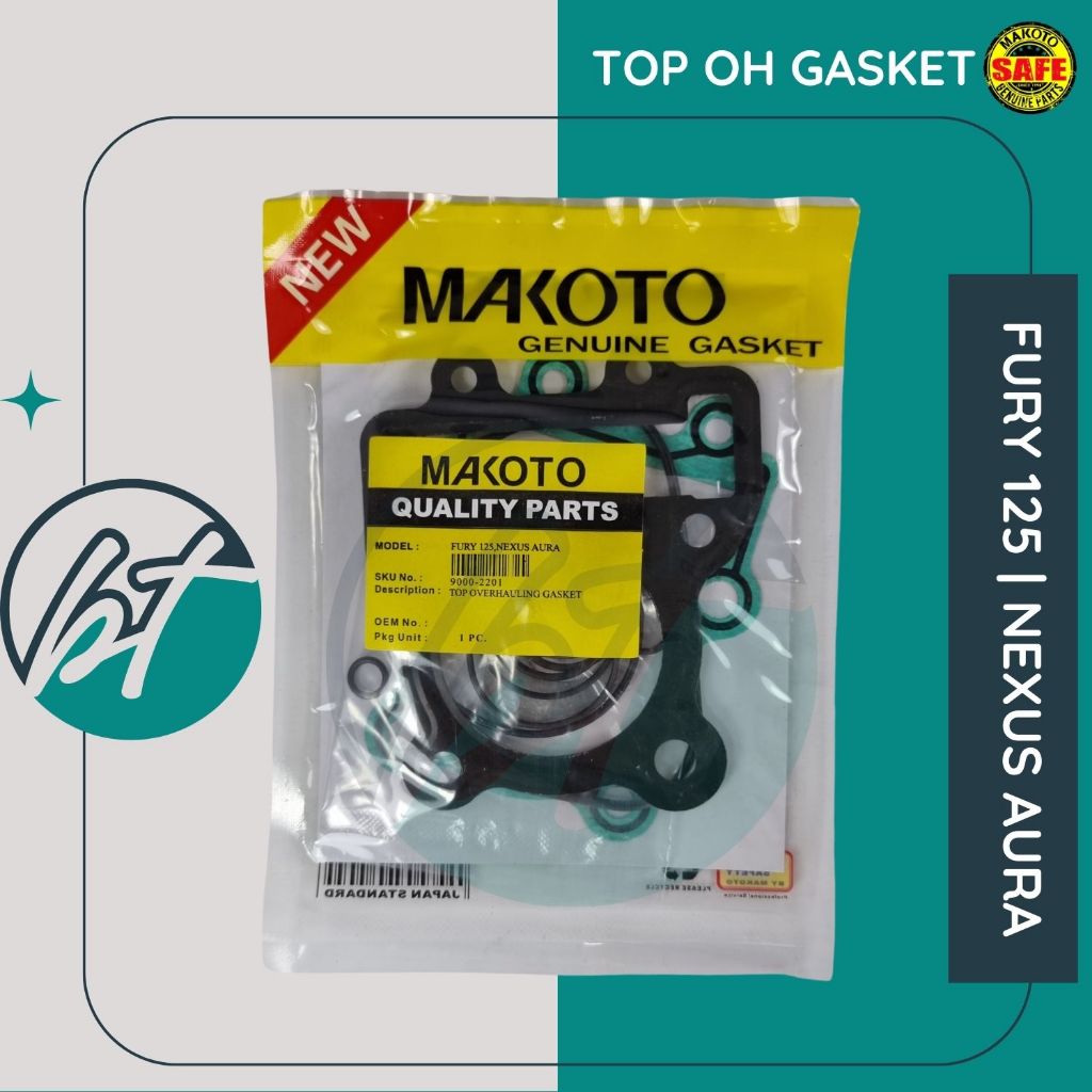 Makoto | Top Overhauling Gasket FURY 125 | NEXUS AURA | Shopee Philippines