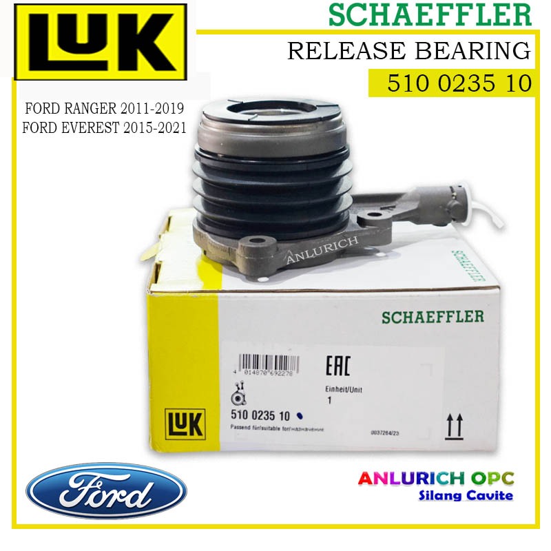 Release Bearing Ford Ranger 2.2/3.2 2011-2019 Concentric Genuine LUK ...