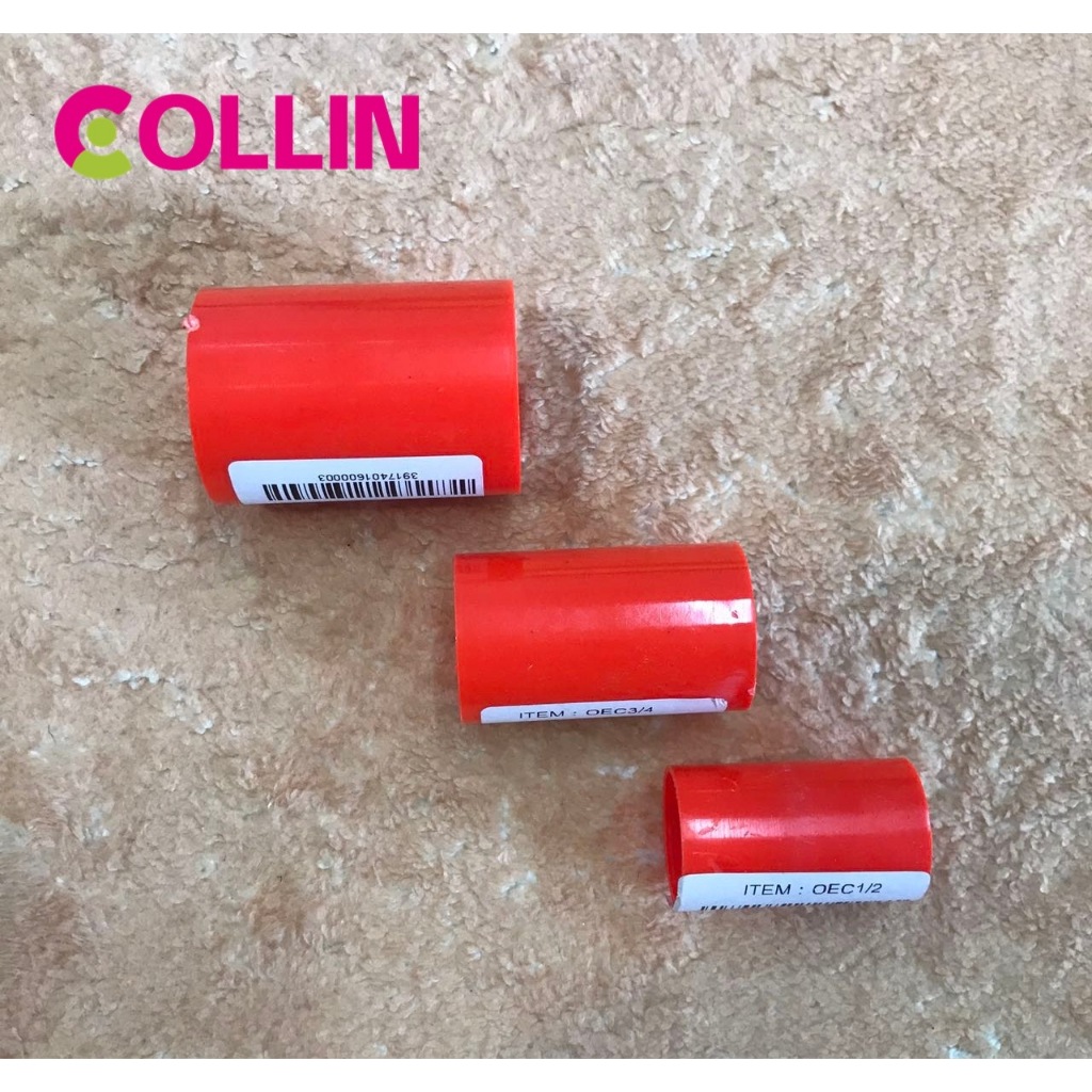 PVC ORANGE ELECTRICAL COUPLING PVC ORANGE FITTINGS 1/2 3/4 1 | Shopee ...
