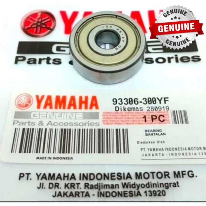 AXLE WHEEL BEARING AXLE BEARING (FRONT 2pcs) YAMAHA NMAX V1V2/ AEROX V1,V2/ MIO i125/ SOUL i125 ...