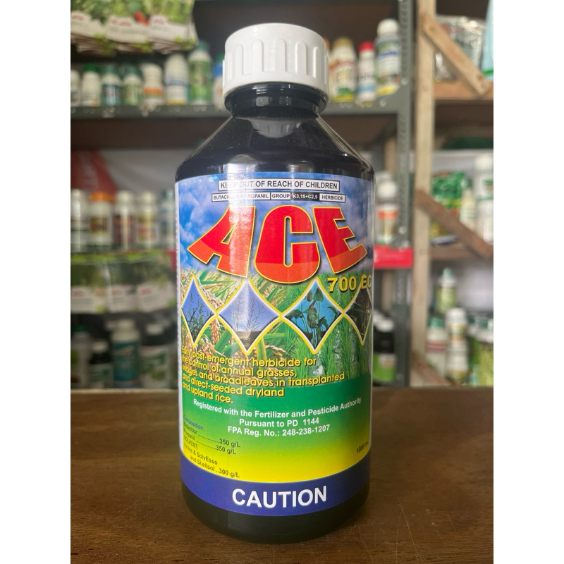 ACE Herbicide 700 EC by TEAM AGRO ~ Butachlor + Propanil | Shopee ...