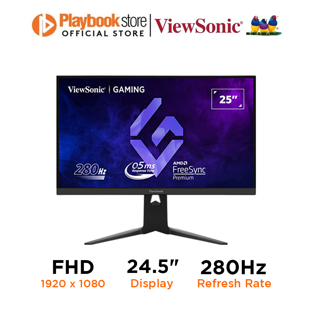 ViewSonic XG2536 24.5" FHD 280Hz 0.5ms IPS Technology with AMD FreeSync ...