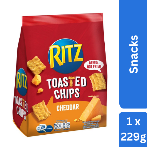Ritz Toasted Chips Cheddar 229g | Shopee Philippines