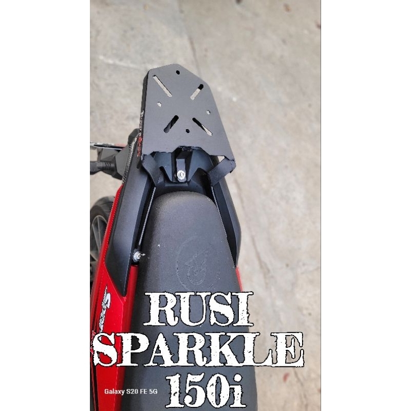 RUSI SPARKLE 125 / 150i / TOPBOX BRACKET / STAY GRAB BAR / XPLATED TYPE ...