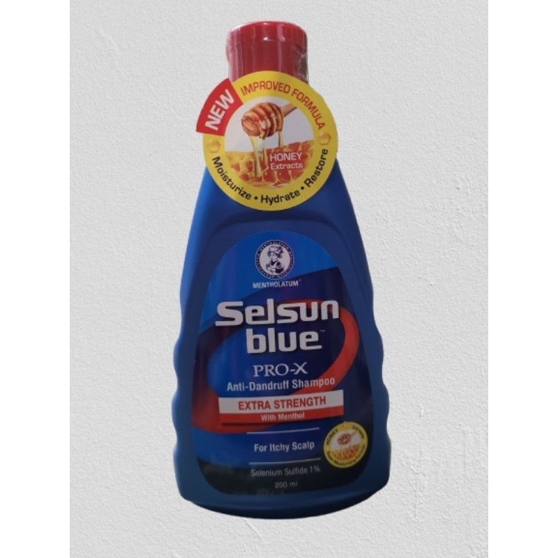 Selsun blue pro-x anti-dandruff shampoo extra strenght with menthol ...
