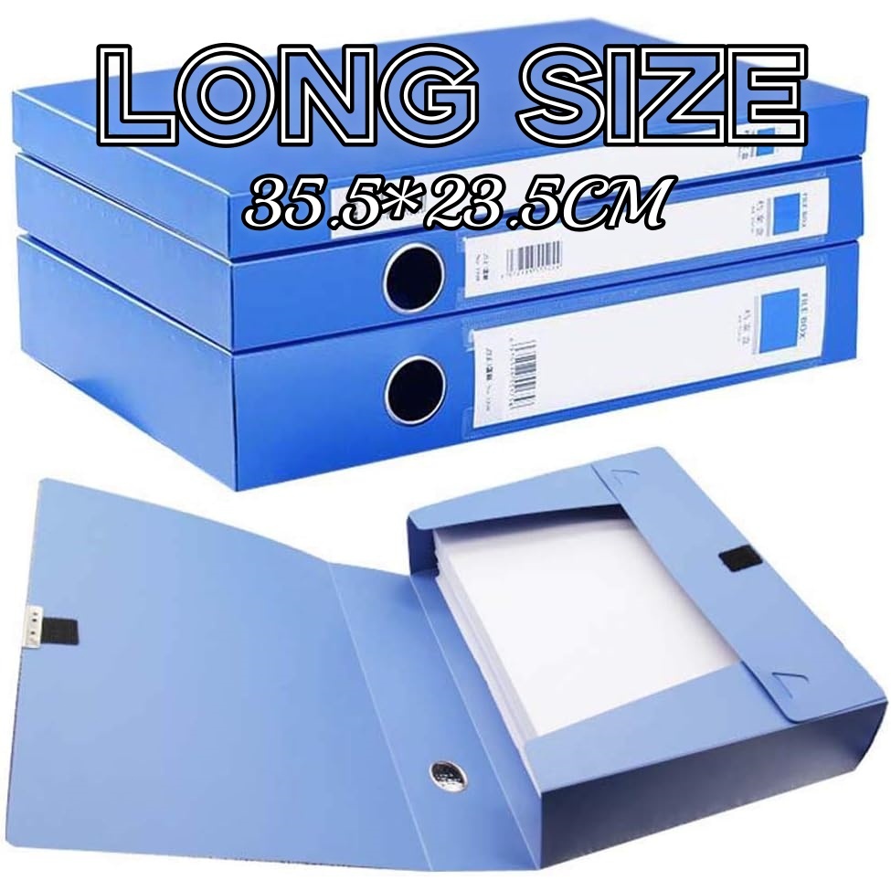 Long File Folder Organizer Document Box File Box Paper Organizer Large ...