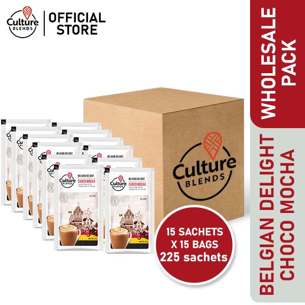 Culture Blends Belgian Delight Choco Mocha Coffee 27g X 15 Sachets/Pack ...