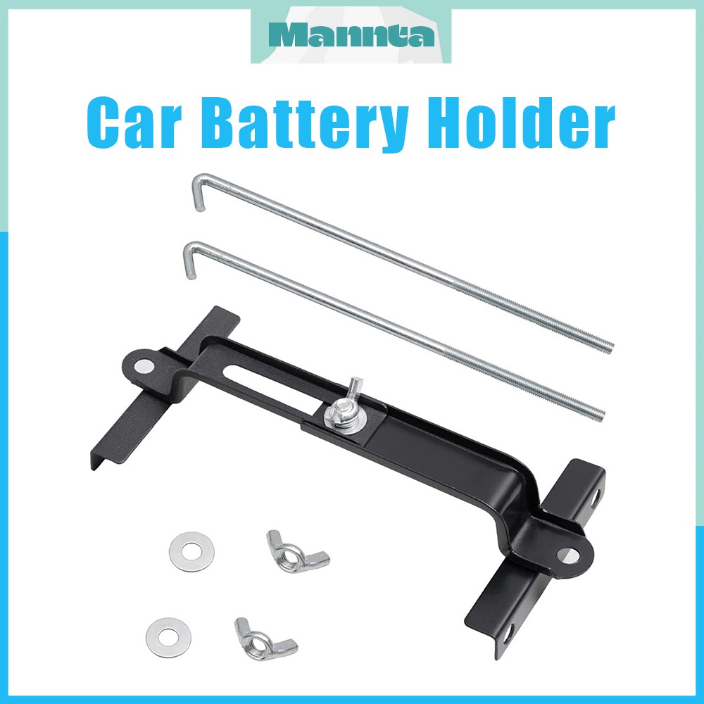 7.5/9/10.6inches Adjustable Car Battery Holder Iron Battery Stabilizer ...