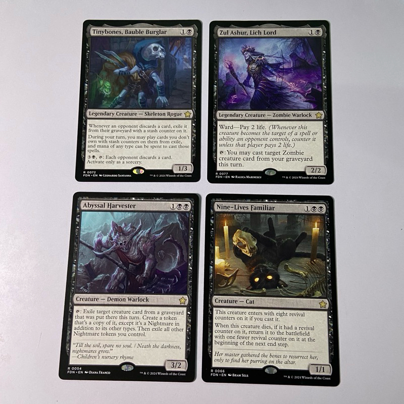 TINYBONES, BAUBLE BURGLAR ZUR ASHUR, LICH LORD ABYSSAL HARVESTER NINE ...