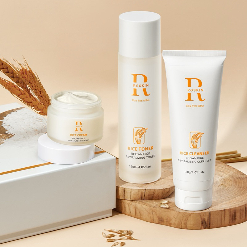 RGSKIN Rice Essentials -Trio with Rice Daily Cleanser, Rice Ceramide ...