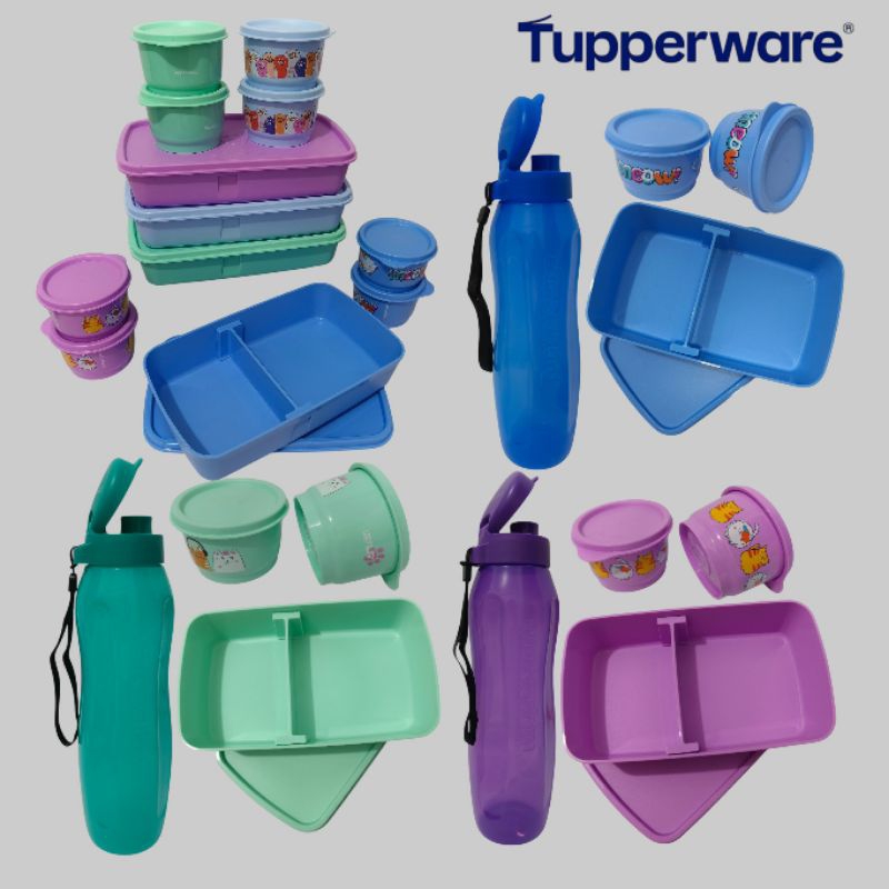 Original Tupperware Lunch Lite 820ml ( Bento Lunchbox ) | Shopee ...