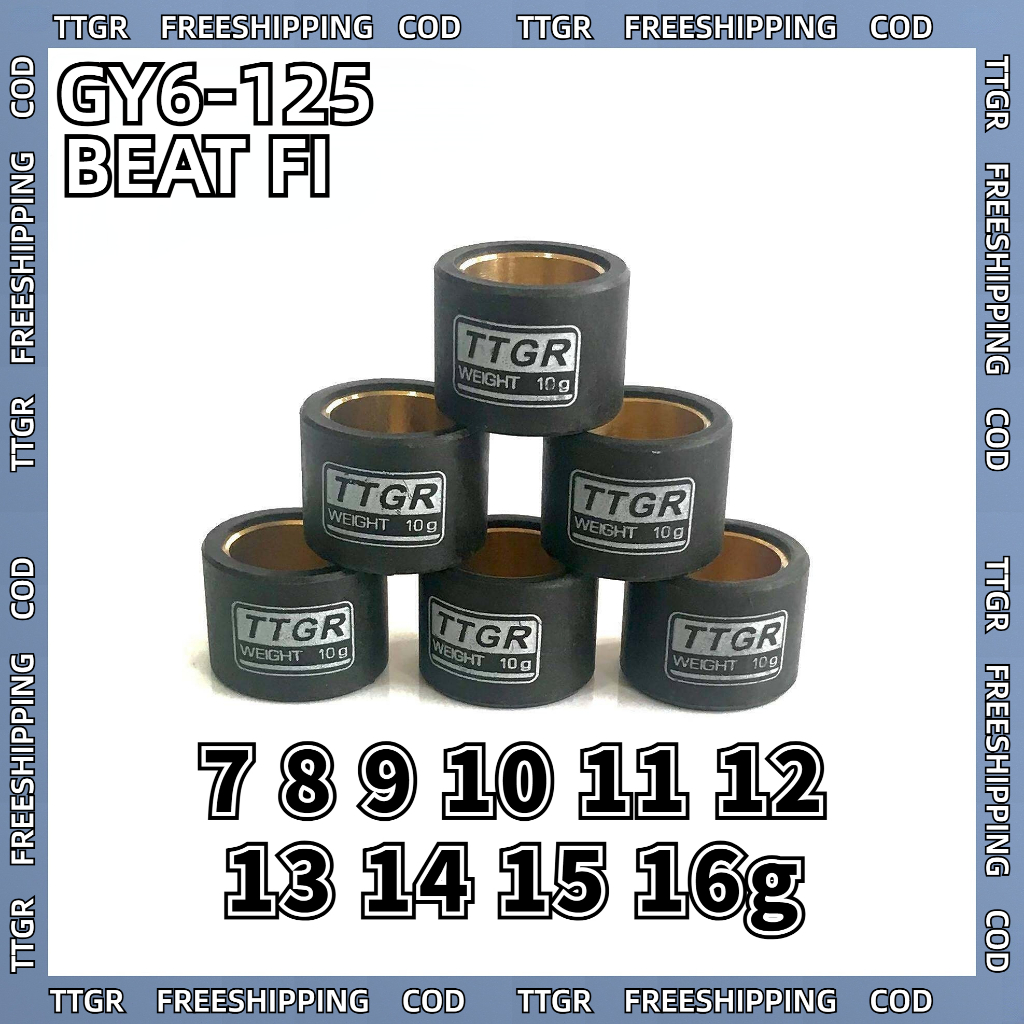 COD TTGR Fly Ball For Honda BEAT Suzuki GY6 125 Roller Set 7 8 9 10 11 ...