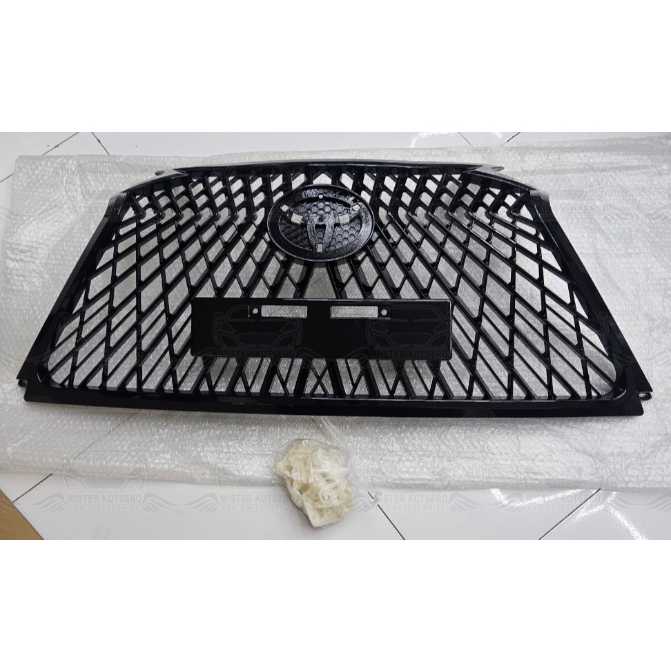 Toyota Vios 2021 to 2025 Lexus Type Glossy Black Front Grill | Shopee ...