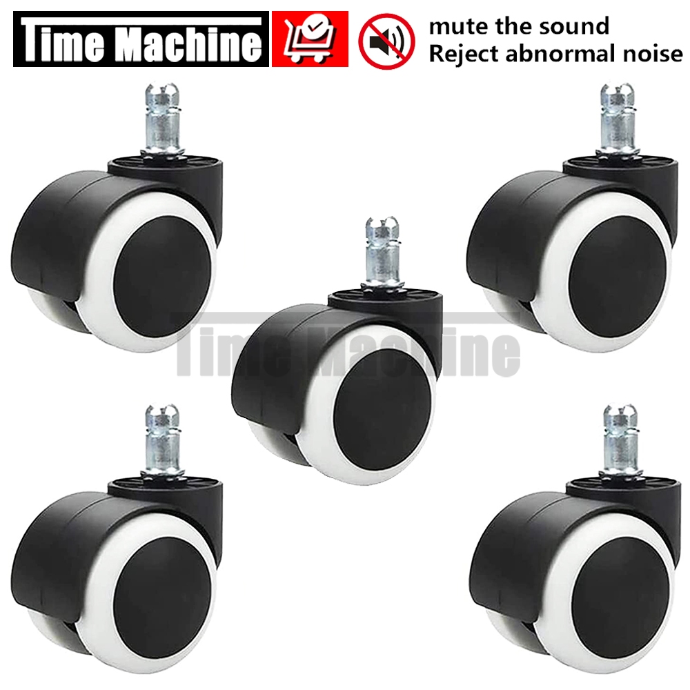 5pcs Universal Office Chair Wheels Heavy Duty Swivel Computer Chair ...