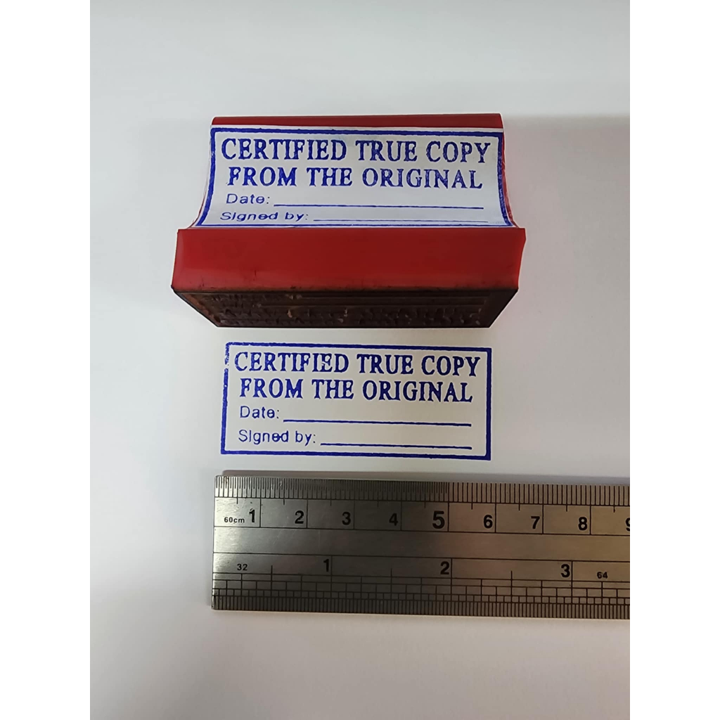 GY CERTIFIED TRUE COPY stamps | Shopee Philippines