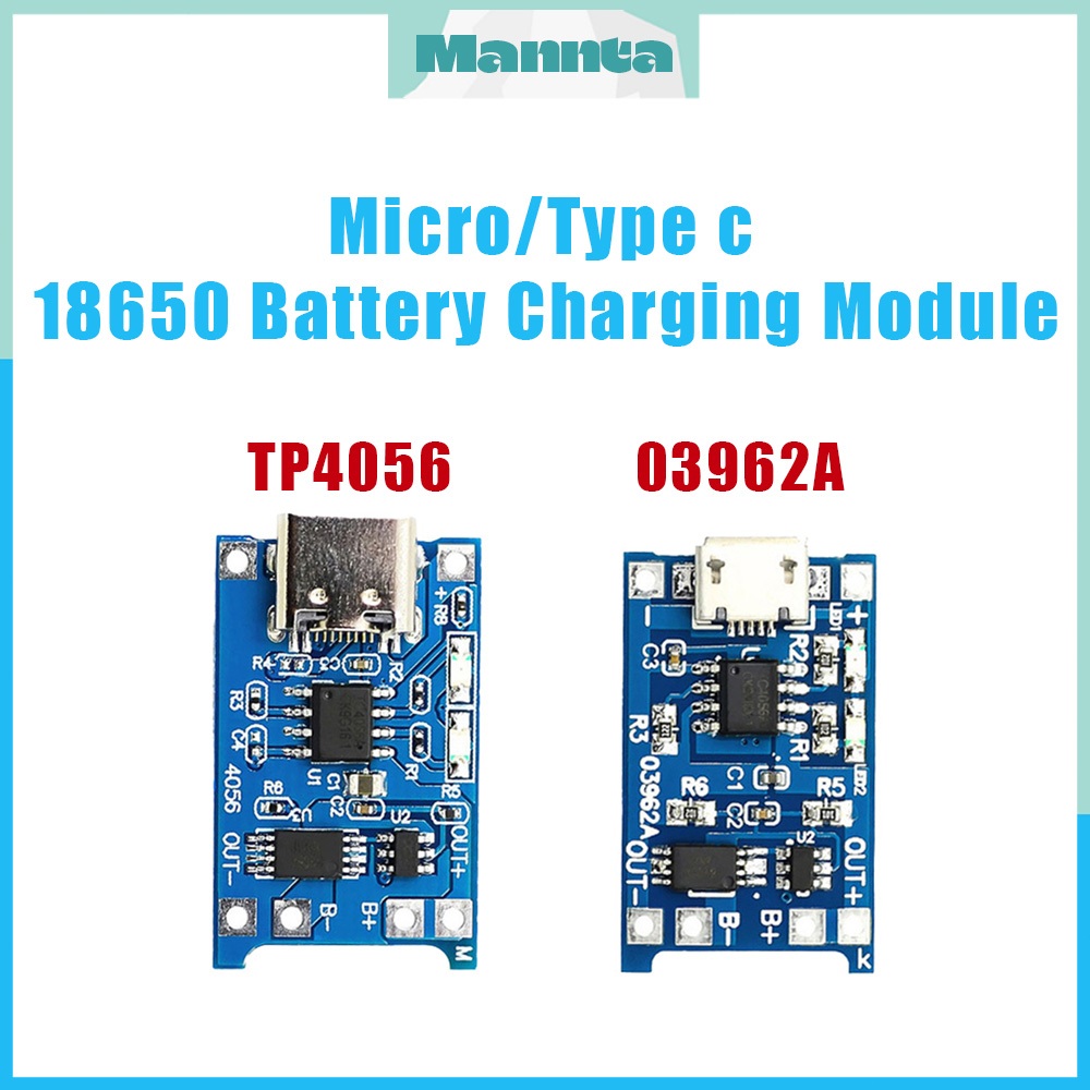 TP4056 03962A 18650 Lithium Battery Charging Board With Protection ...