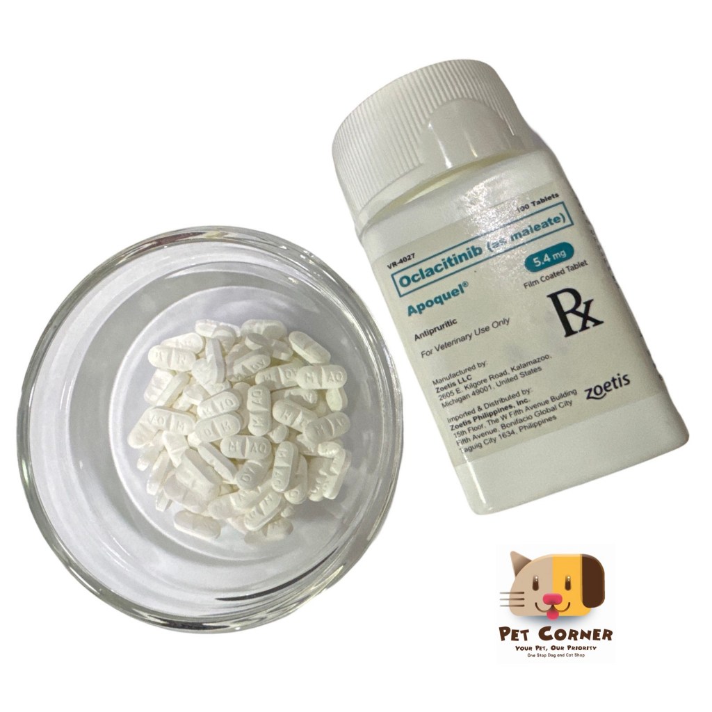 Apoquel 5.4mg Anti Itching And Allergy Dog Medicine by Zoetis 50 pcs ...