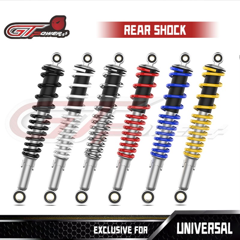 GT POWER REAR SHOCK UNIVERSAL 280MM / 310MM XRM110 / XRM125 / WAVE100 ...