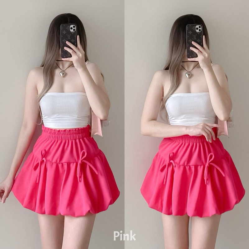 Chic Maloi Balloon Skirt Fit Small To Medium Crepe Fabric | Shopee ...