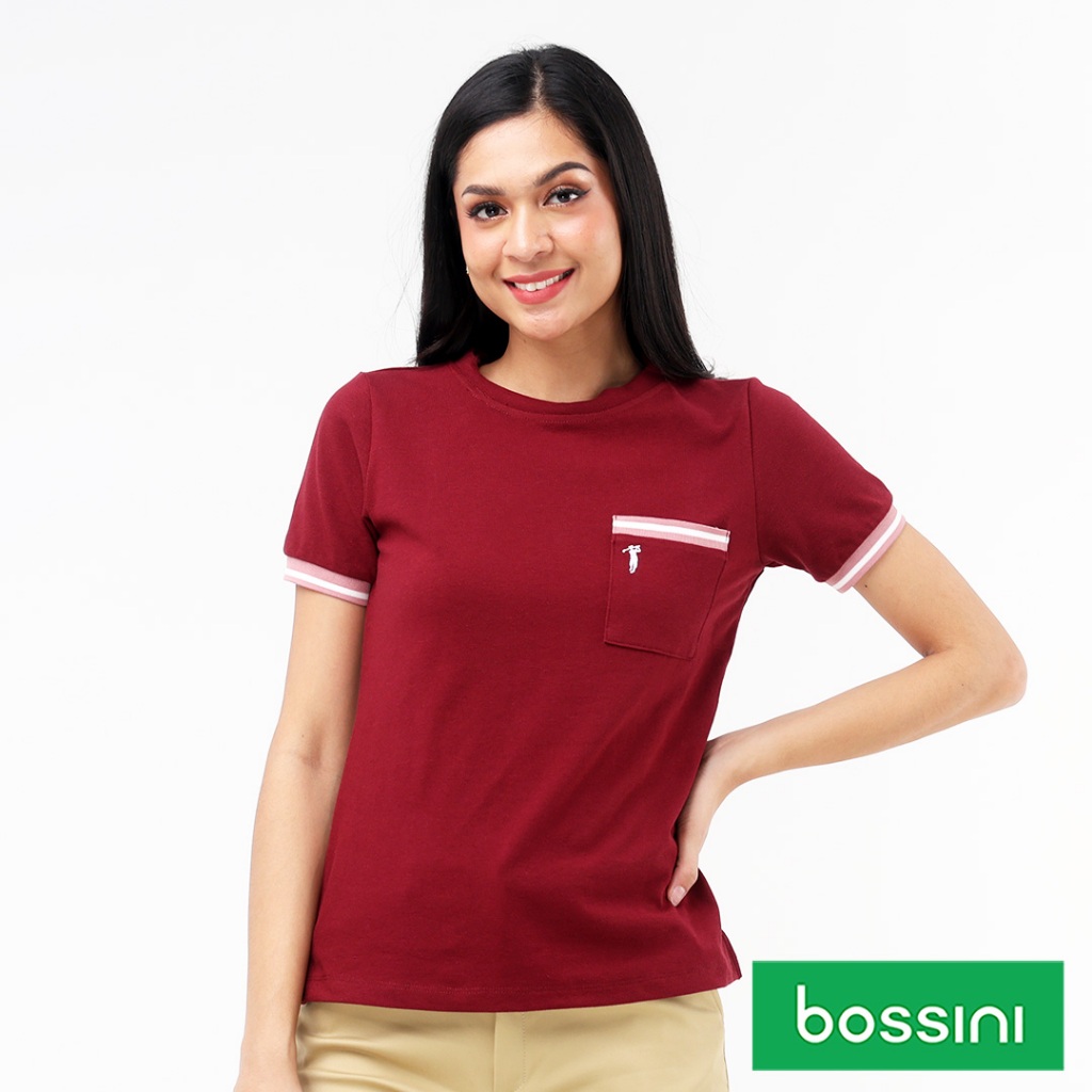 Bossini Ladies Pique Short Sleeve Blouse OLT02-0023 | Shopee Philippines