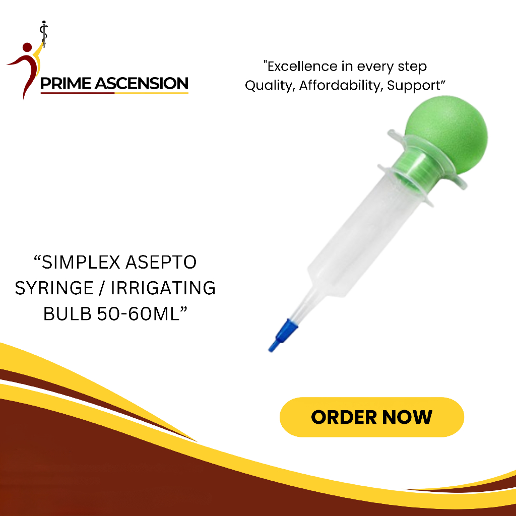 SIMPLEX ASEPTO SYRINGE / IRRIGATING BULB 50-60ML | Shopee Philippines