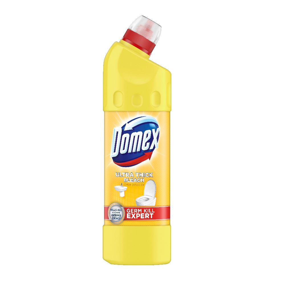 Domex Ultra Thick Bleach Toilet Cleaner Lemon Bottle 500ml | Shopee ...