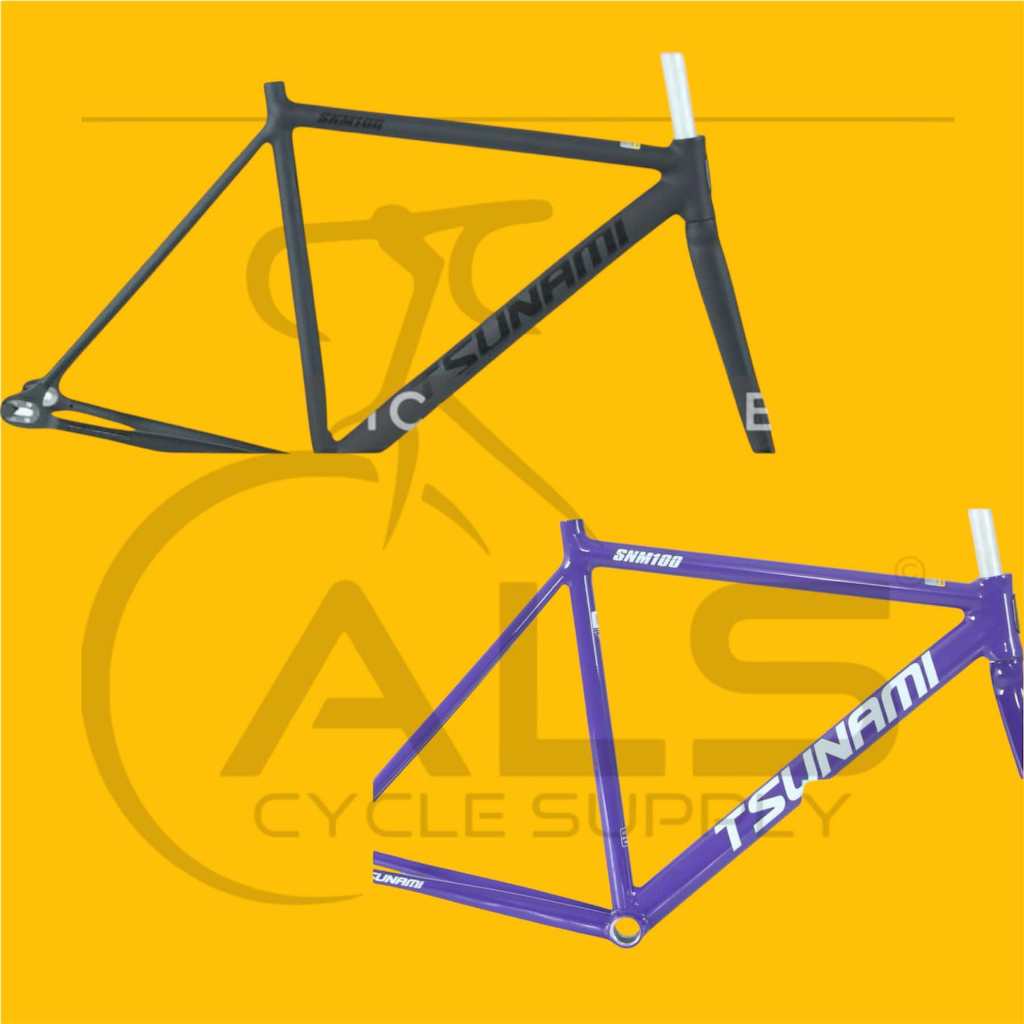 TSUNAMI SNM100 FIXIE FRAME SET 700C ALLOY FRAME | Shopee Philippines