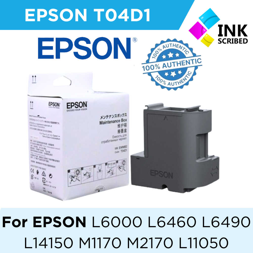Epson T04D1 C13T04D100 Original Maintenance Box for L6160 L6170 L6190 ...